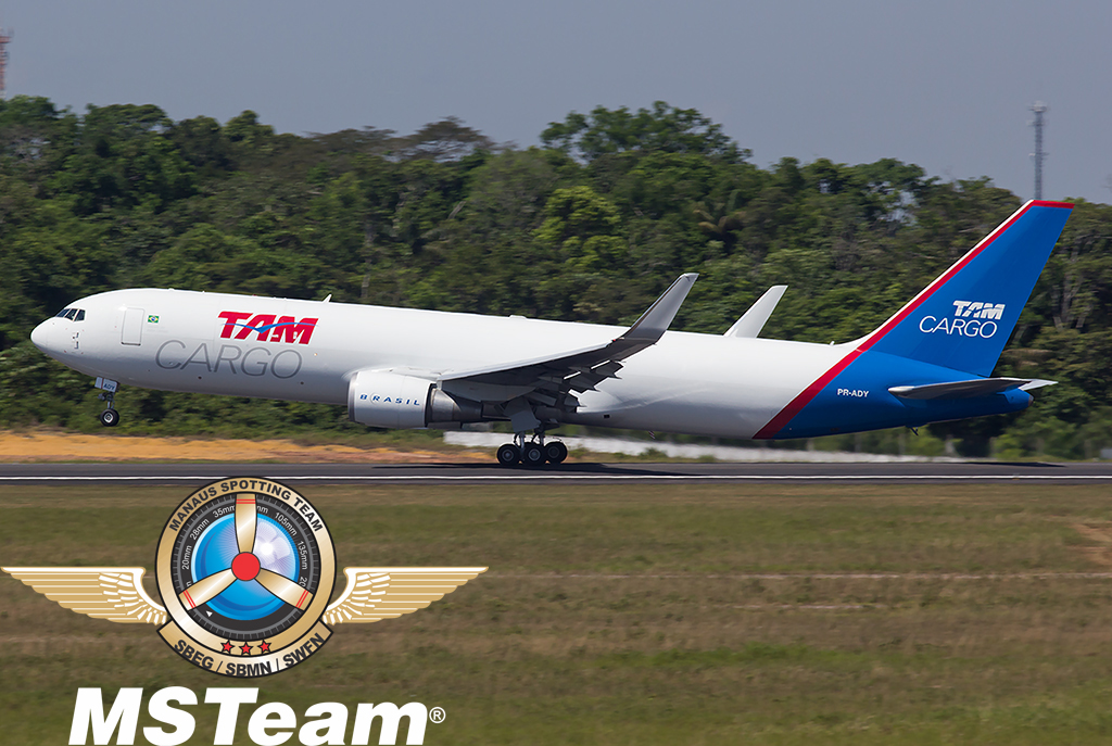 [FOTOS] Boeing 767-300F TAM Cargo em MAO | Manaus Spotting Team