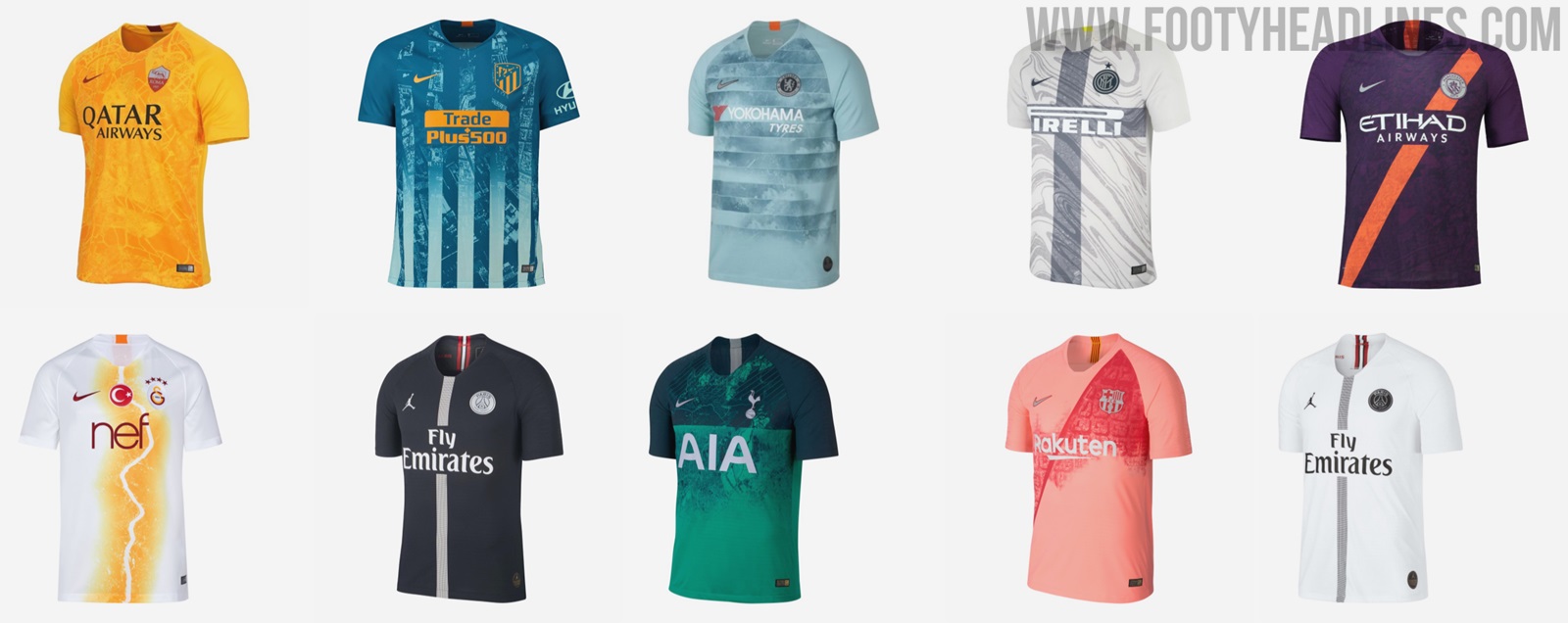 Nike Global Streamlined Third Kits | 2014 - 2021 - Footy Headlines