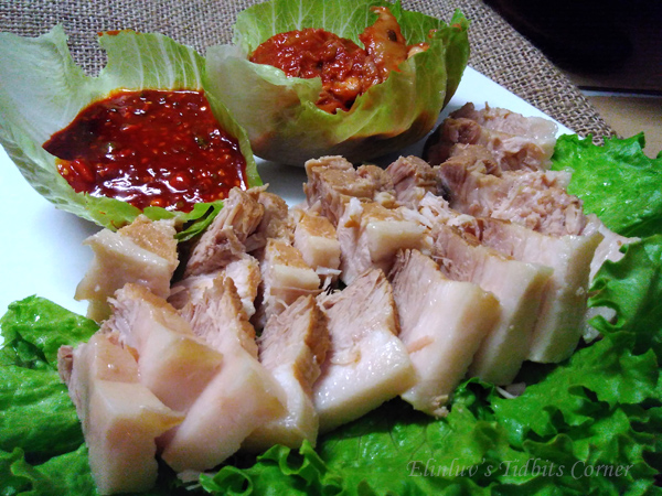 Elinluv's Tidbits Corner: Apple Infused Korean Pork Wraps ( Bossam ...