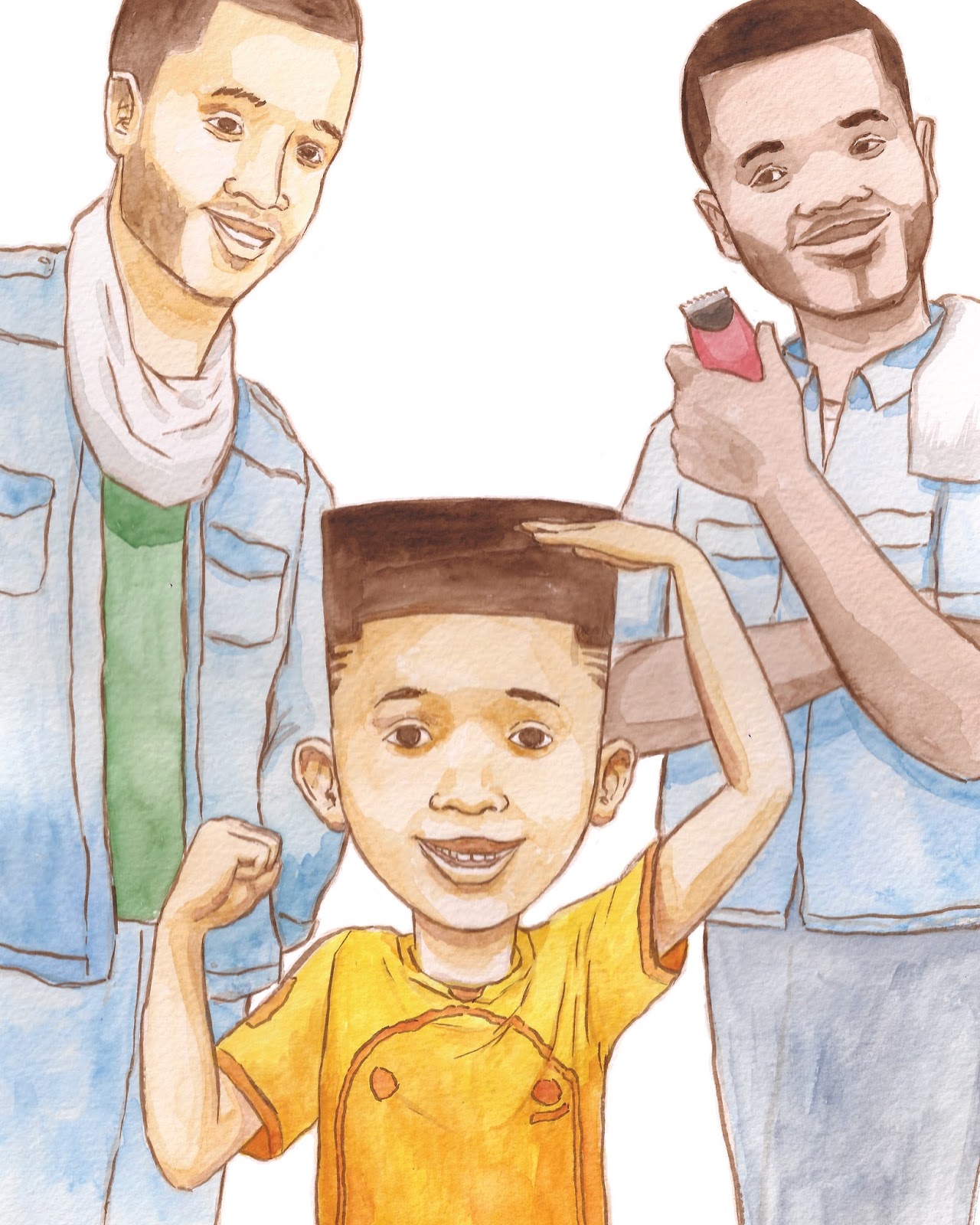 Coso de Ilustradores: Libro Infantil-El primer corte de mesita de Furqan