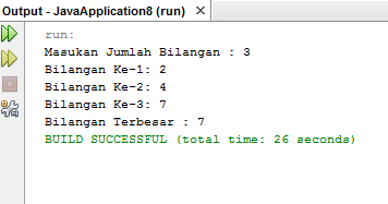 Struktur Data: Menampilkan Nilai Terbesar Dari Kumpulan Element Array