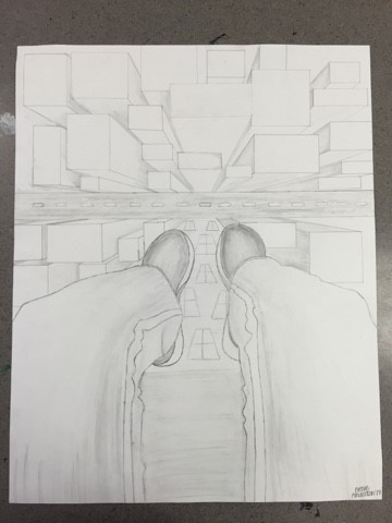 Fear Of Heights Drawing