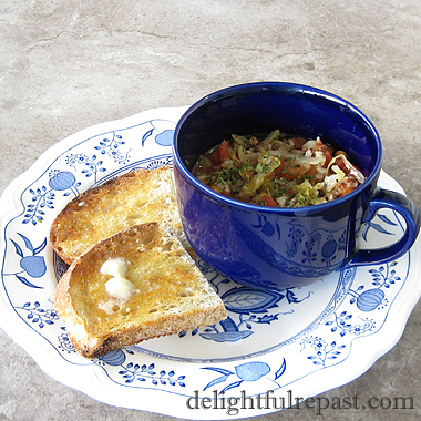 Delightful Repast: Golumpki Soup - Cabbage Roll Soup