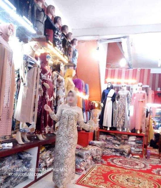 30 Desain Toko Baju Rumahan yang Minimalis - KOSNGOSAN