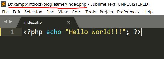 How to run PHP code on your computer? - PHP Tutorial - BlogLearner