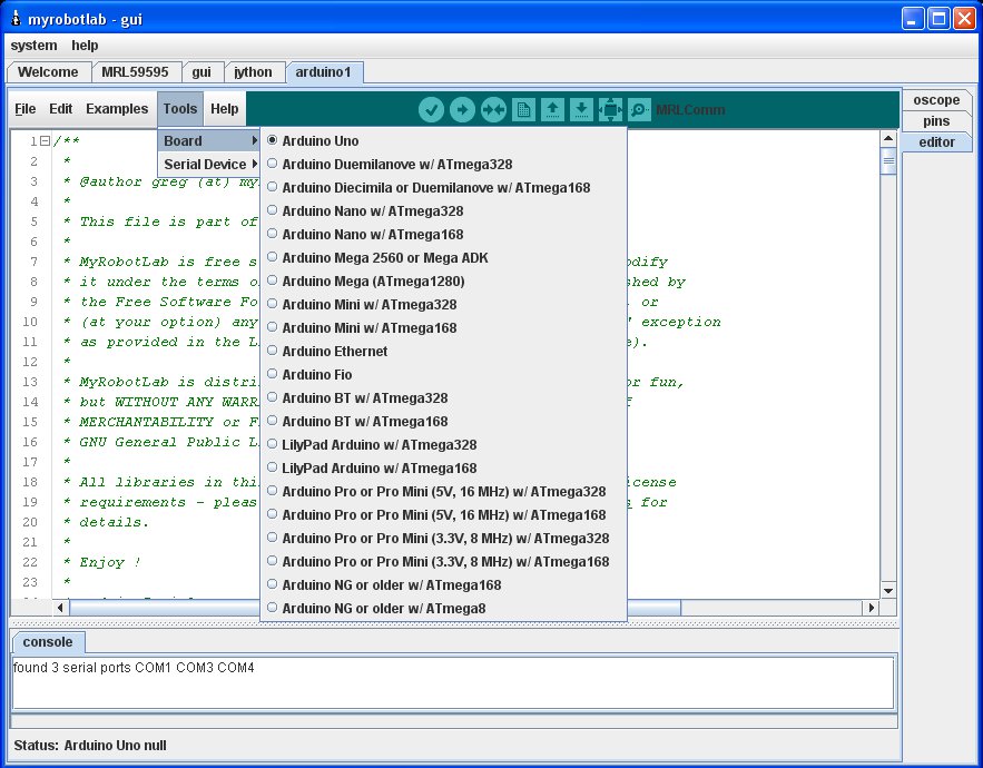 InMoov: InMoov's brain at work