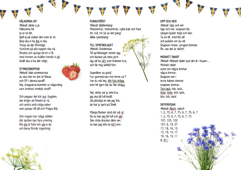 Midsommar snapsvisor