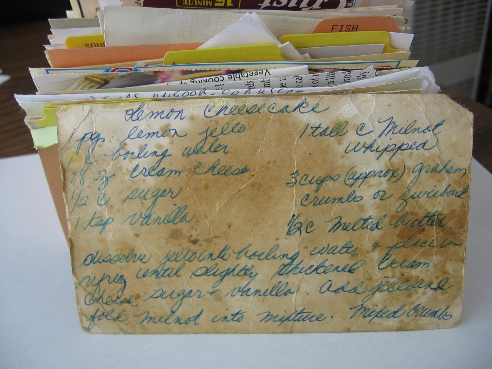 Recipes For Laughter: Milnot Cheesecake: The Special Family Recipe