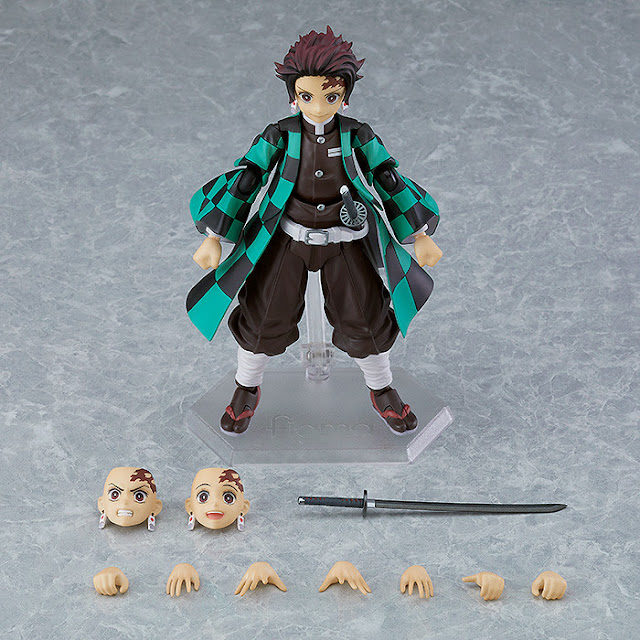 Figuras: Figma Tanjiro Kamado normal y DX Version de Demon Slayer ...