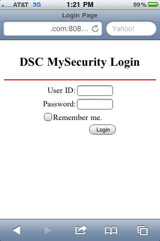 DSC Alarm System Self Monitoring