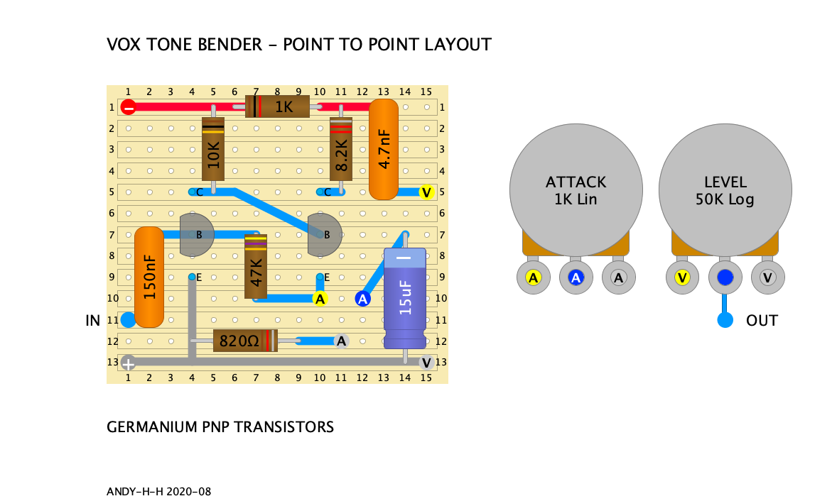 Guitar Effects - Vero - Point to Point - Tag Board Layouts: VOX: Tone ...