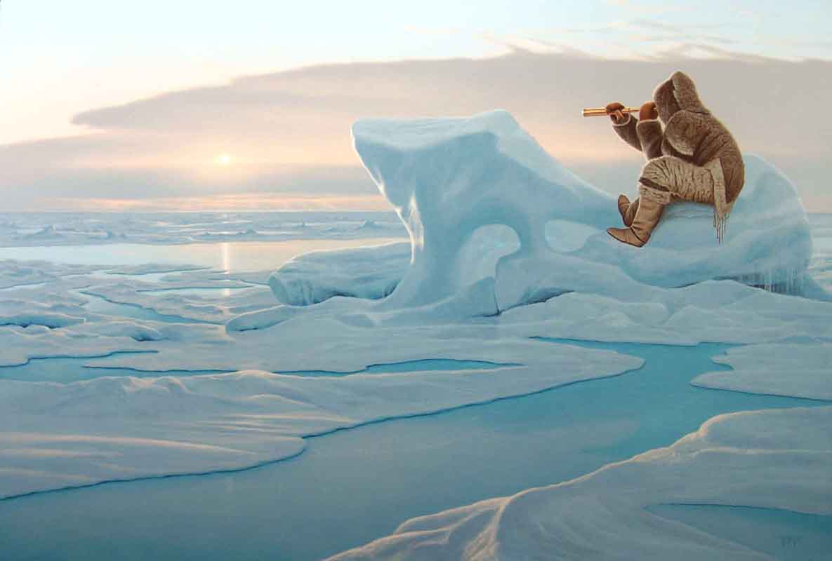 D.W.C. North Pole - Artist Christopher Walker - DANCES WITH COLORS