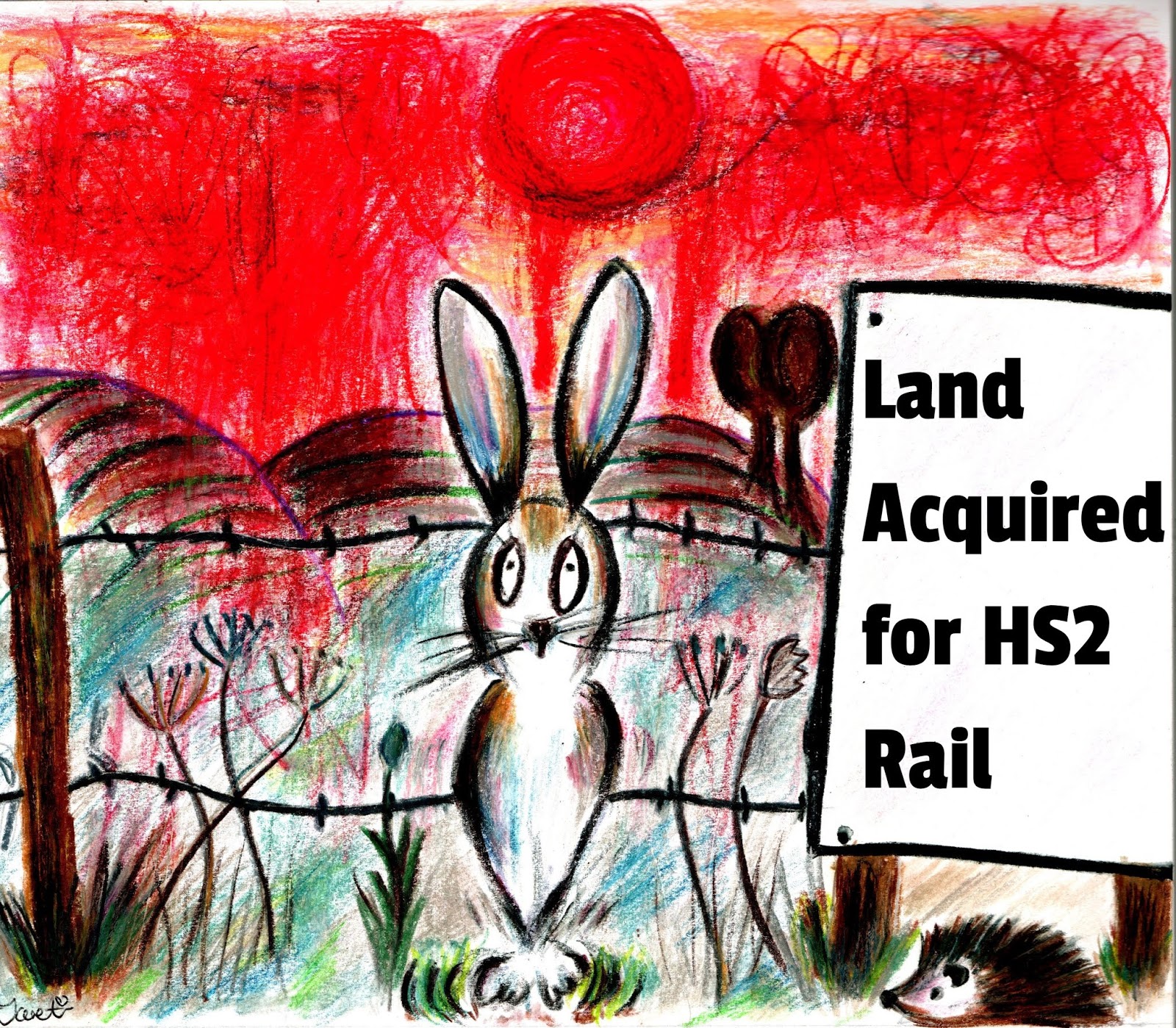 Jane Air Blog: Easter Bunny cartoon ; HS2 rail cartoon ; Created on ...