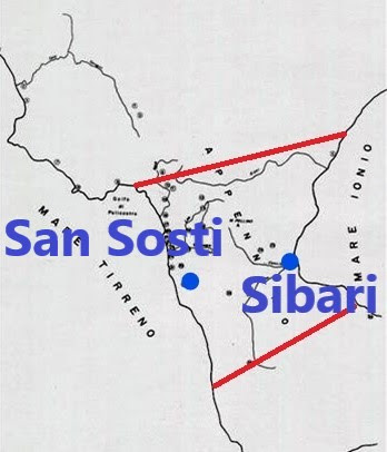 ASCIA VOTIVA DI SAN SOSTI (arte del VI secolo a.C.)