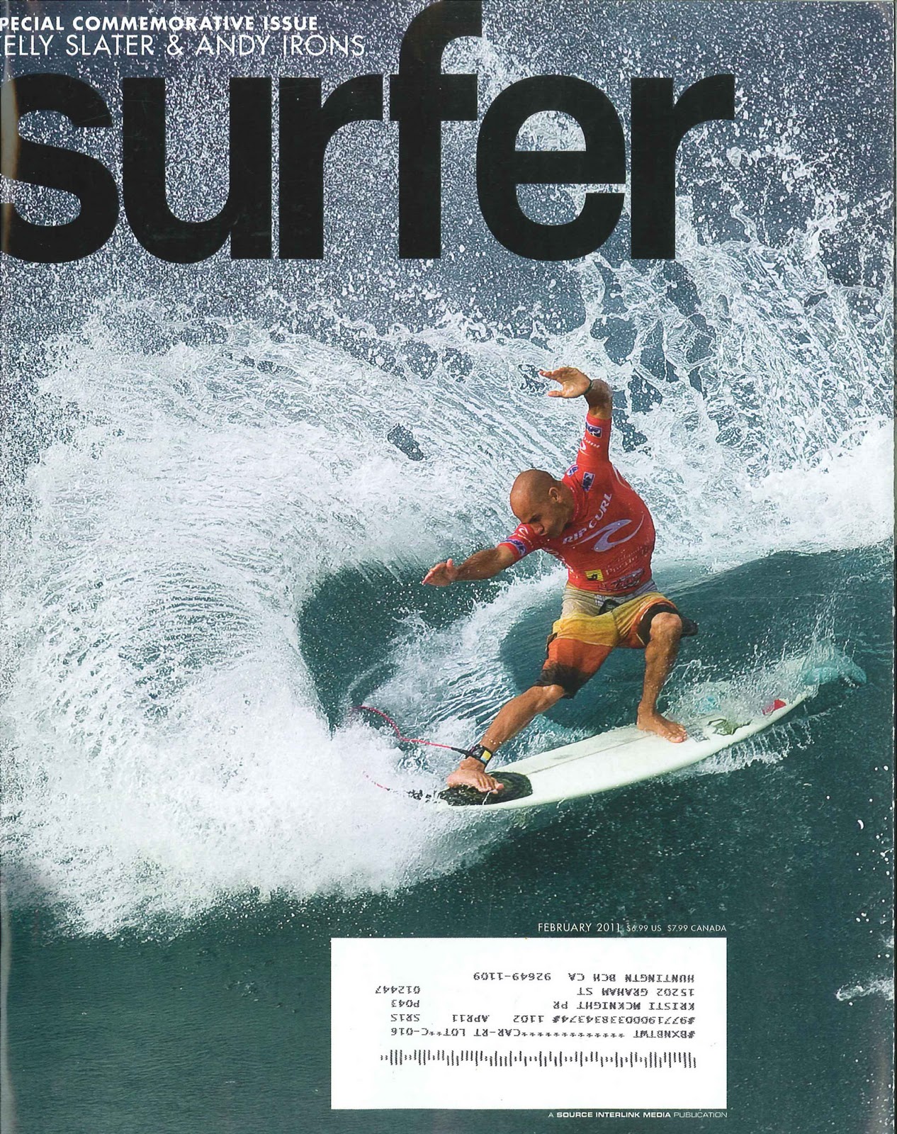 Quiksilver PR: Surfer Magazine's Commemorative Issue of Kelly Slater ...