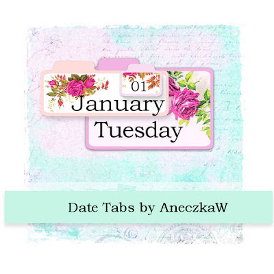 Date Tabs & Freebie Journalling Cards