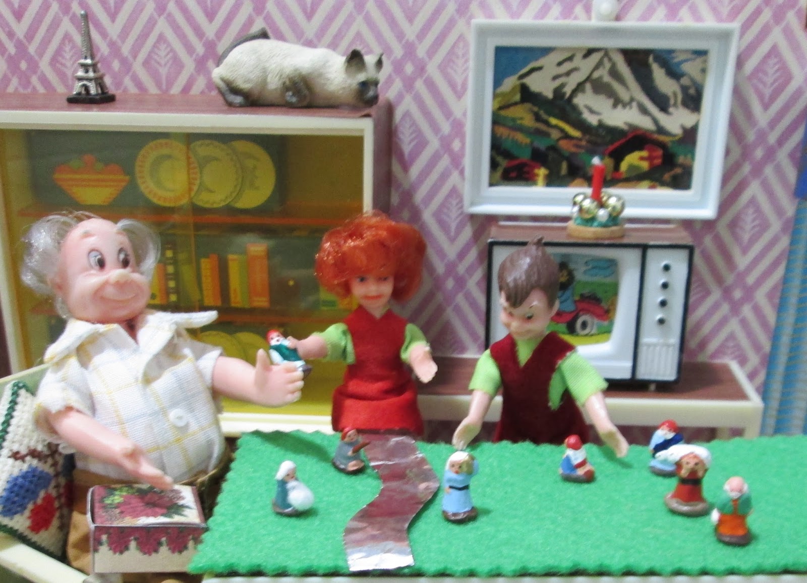 MI AVENTURA NANCY: PONEMOS EL BELÉN EN CASA DE LOS ABUELOS HOGARIN