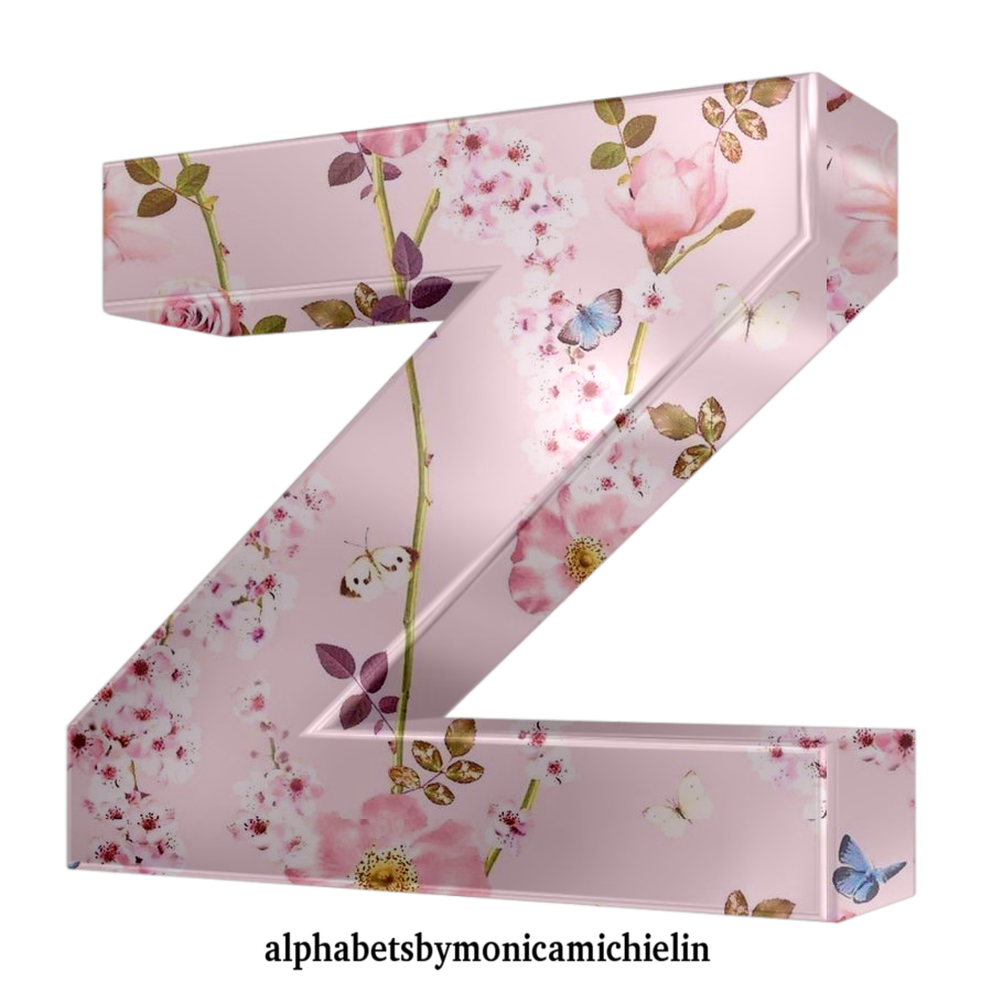 M. Michielin Alphabets: PASTEL ROSES ALPHABET, NUMBERS, ICONS PNG AND ...