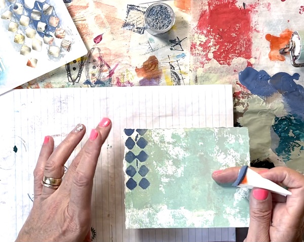 Karen Bearse Designs: Art Card with Seth Apter Products