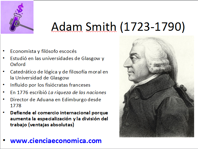 Ciencia Económica: Adam Smith