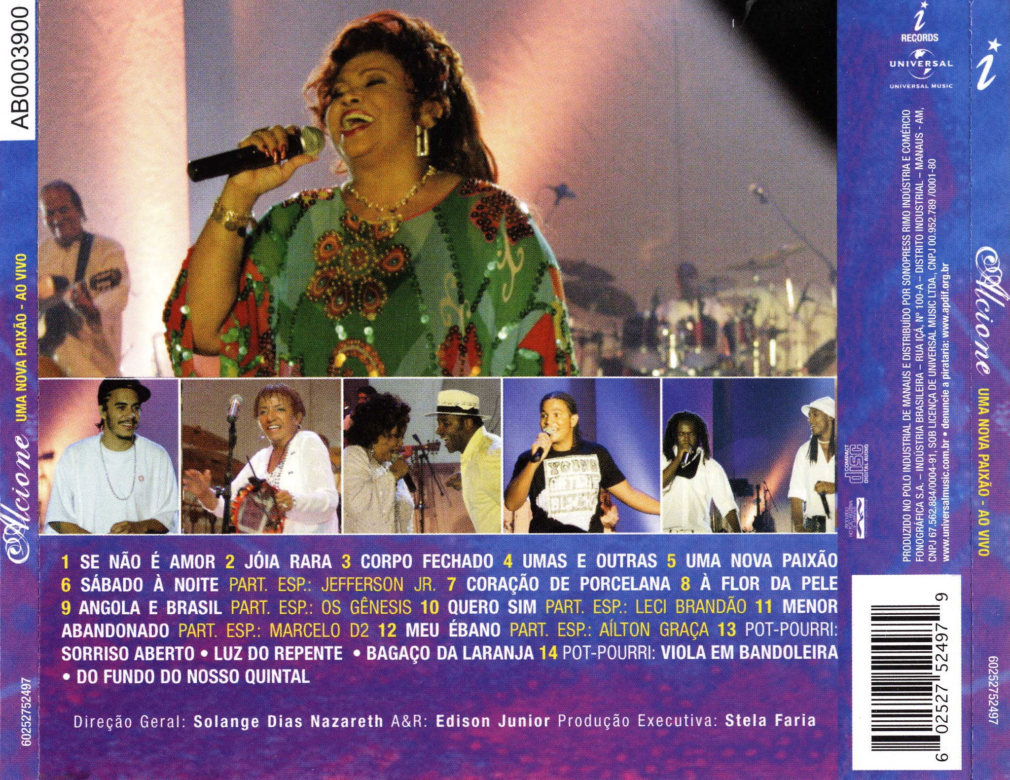 Samba & Pagode Flac: Alcione - Uma nova paixão Ao Vivo (2000) Flac