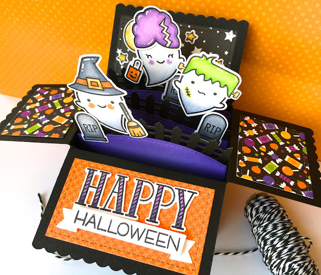 The Queen's Scene: Happy Halloween Pop-Up Card