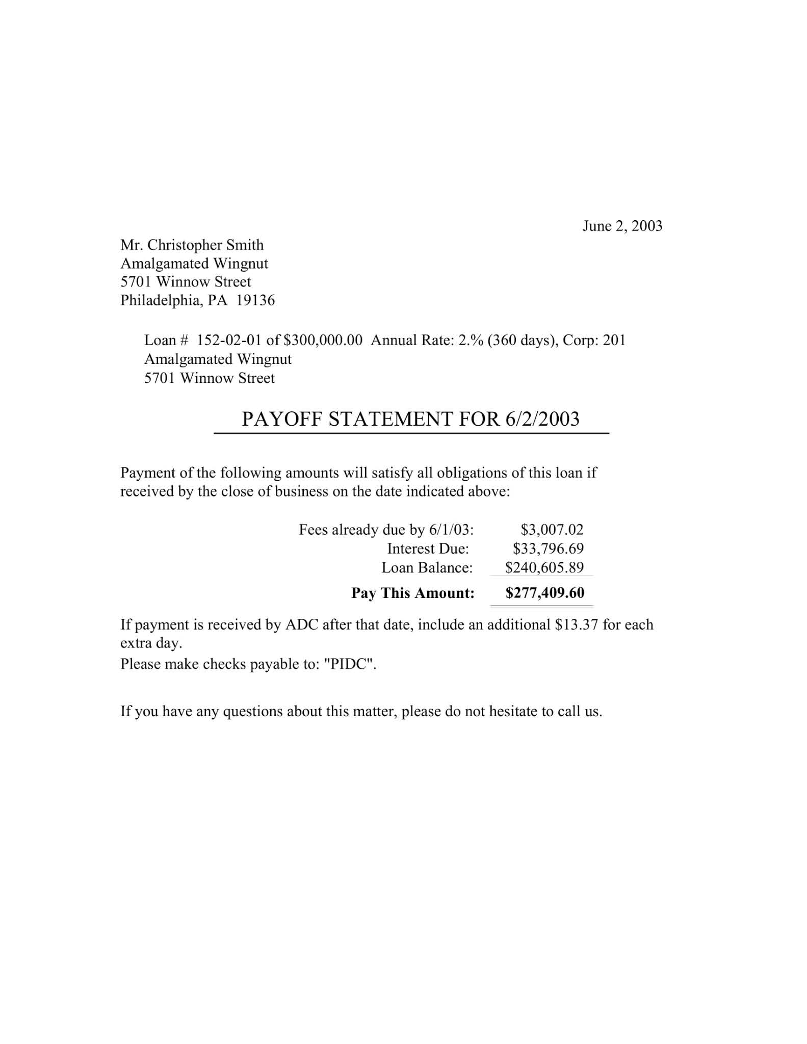 Personal Loan Payoff Letter Template Resume Letter personal-loan-payoff-letter-template-resume-letter