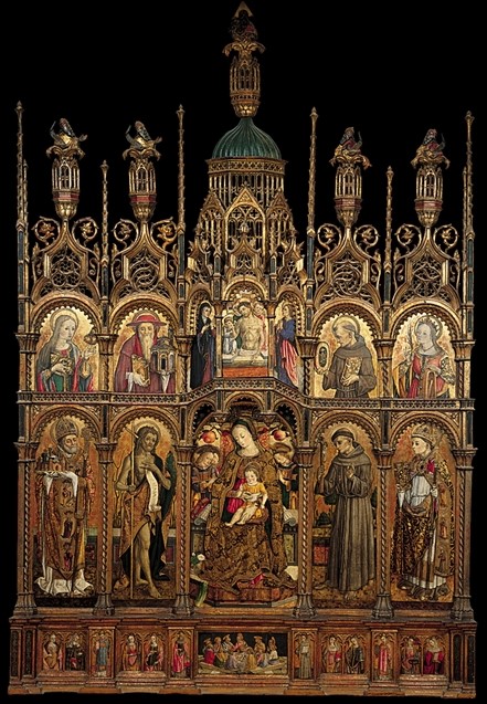 Museo Francescano Virtuale: I santi Francesco, Ludovico di Tolosa e ...