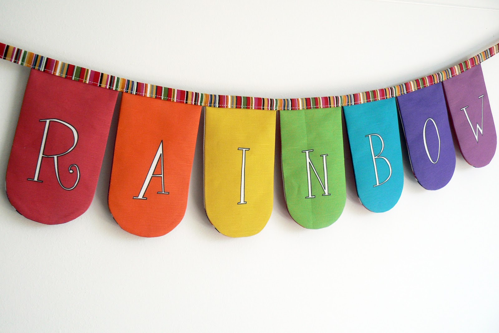 CurlyPops: Rainbow Bunting is GO!