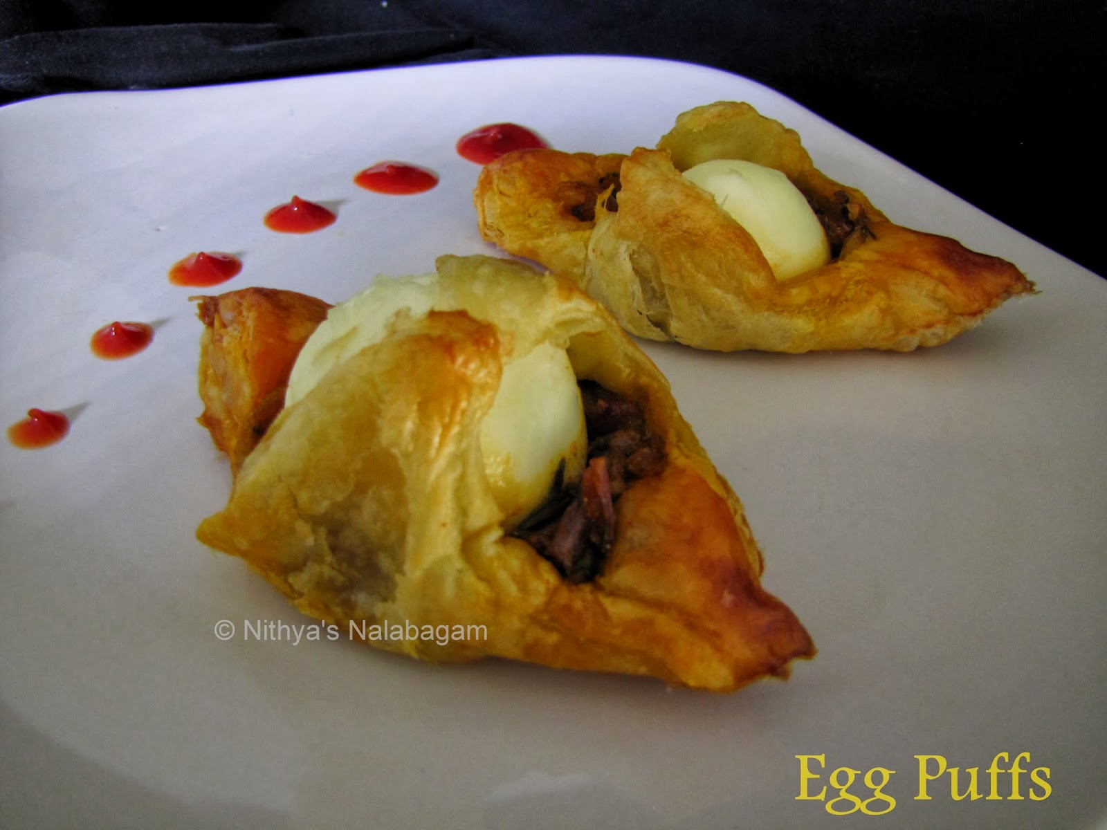 Egg Puffs | Step by step pictures |Nithya's Nalabagam
