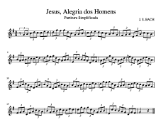 Jesus, Alegria dos Homens | Partitura Flauta Doce