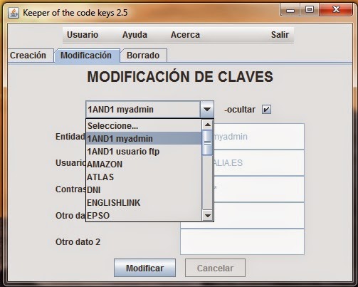 Java works and web development: Keeper of the code keys, una utilidad ...