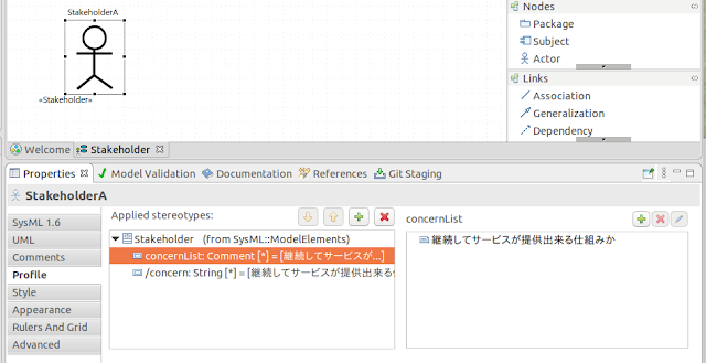 Papyrus JP-User: UML+SysML としての使い方（1）
