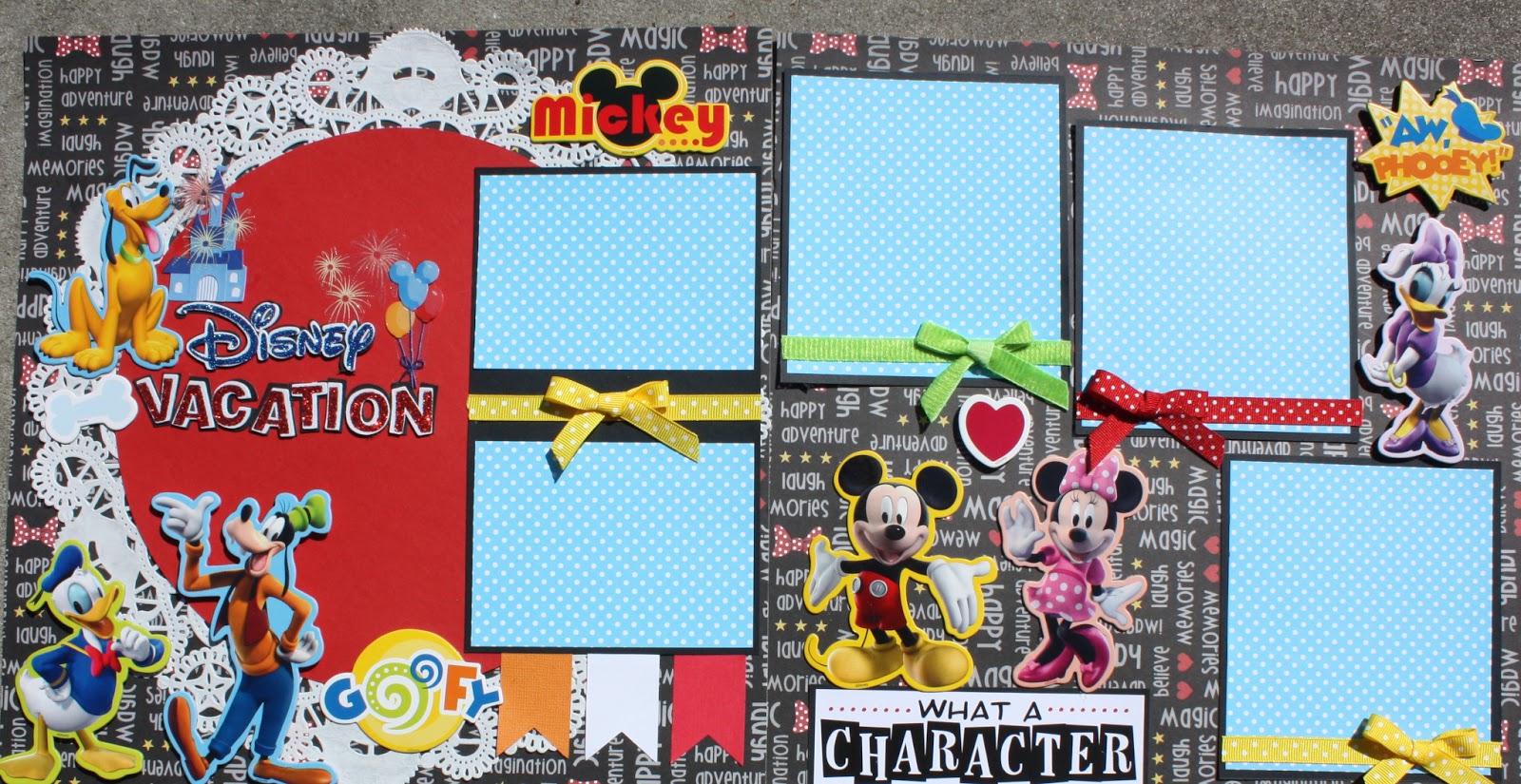 AMAZING GRACE Paper Crafts: Disney Layouts