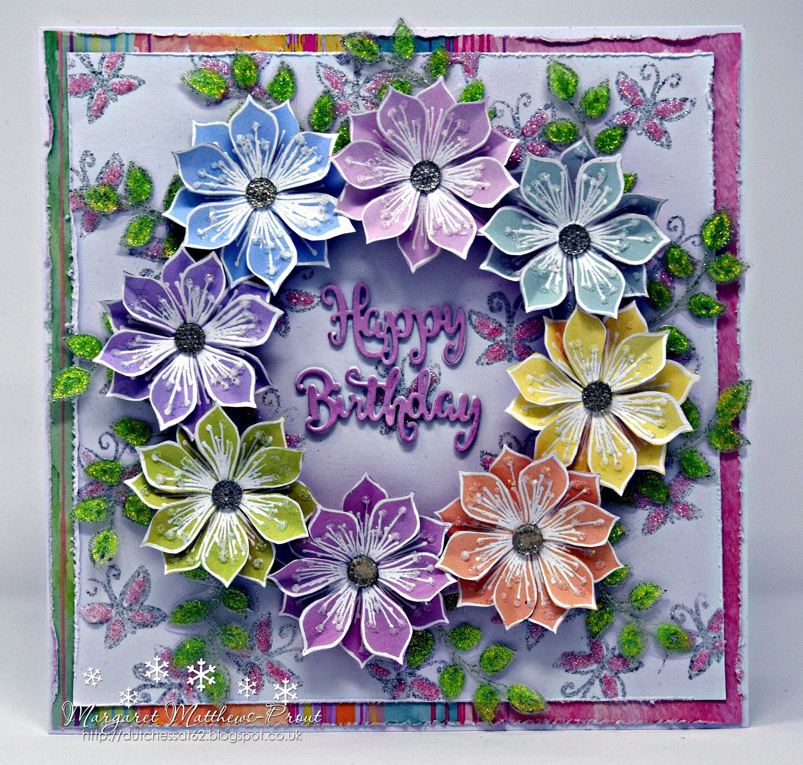 dutchess: a flowery card.....