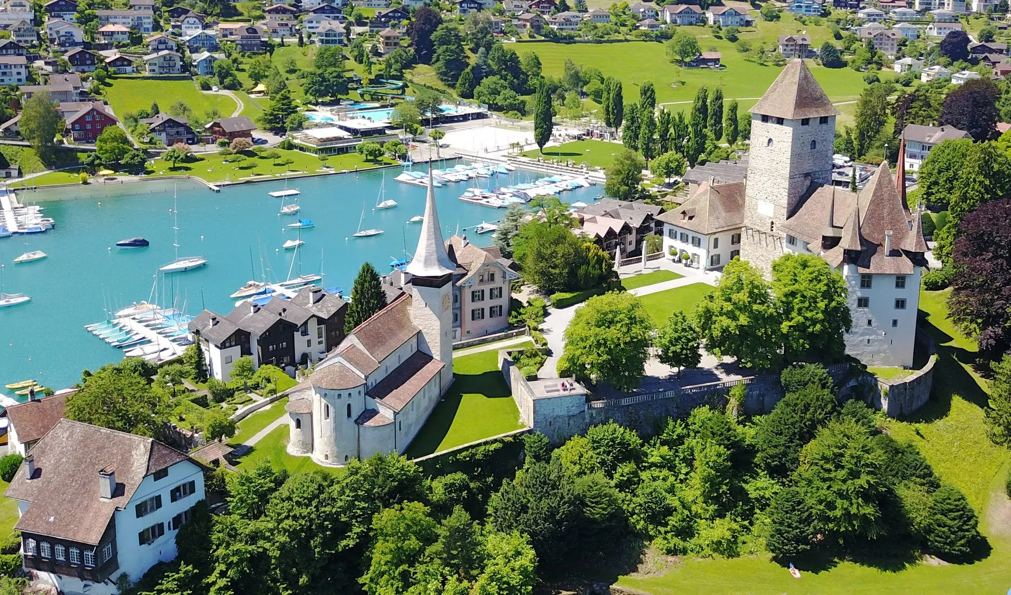 Vineyard At Spiez In Switzerland (with Map & Photos)