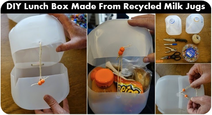 DIY Lunch Box Made From Recycled Milk Jugs ~ Goods Home Design