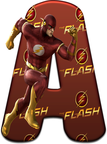 Alfabeto Decorativo: Alfabeto - The Flash 1 - PNG - Letras - Maiúsculas ...