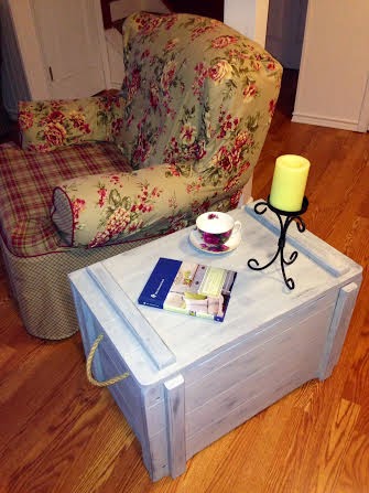 Seasonal Chapters: Toy Chest Becomes an End Table