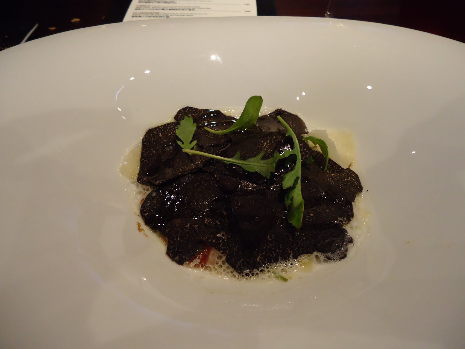 Taili's Blog: New Australia black truffle menu.