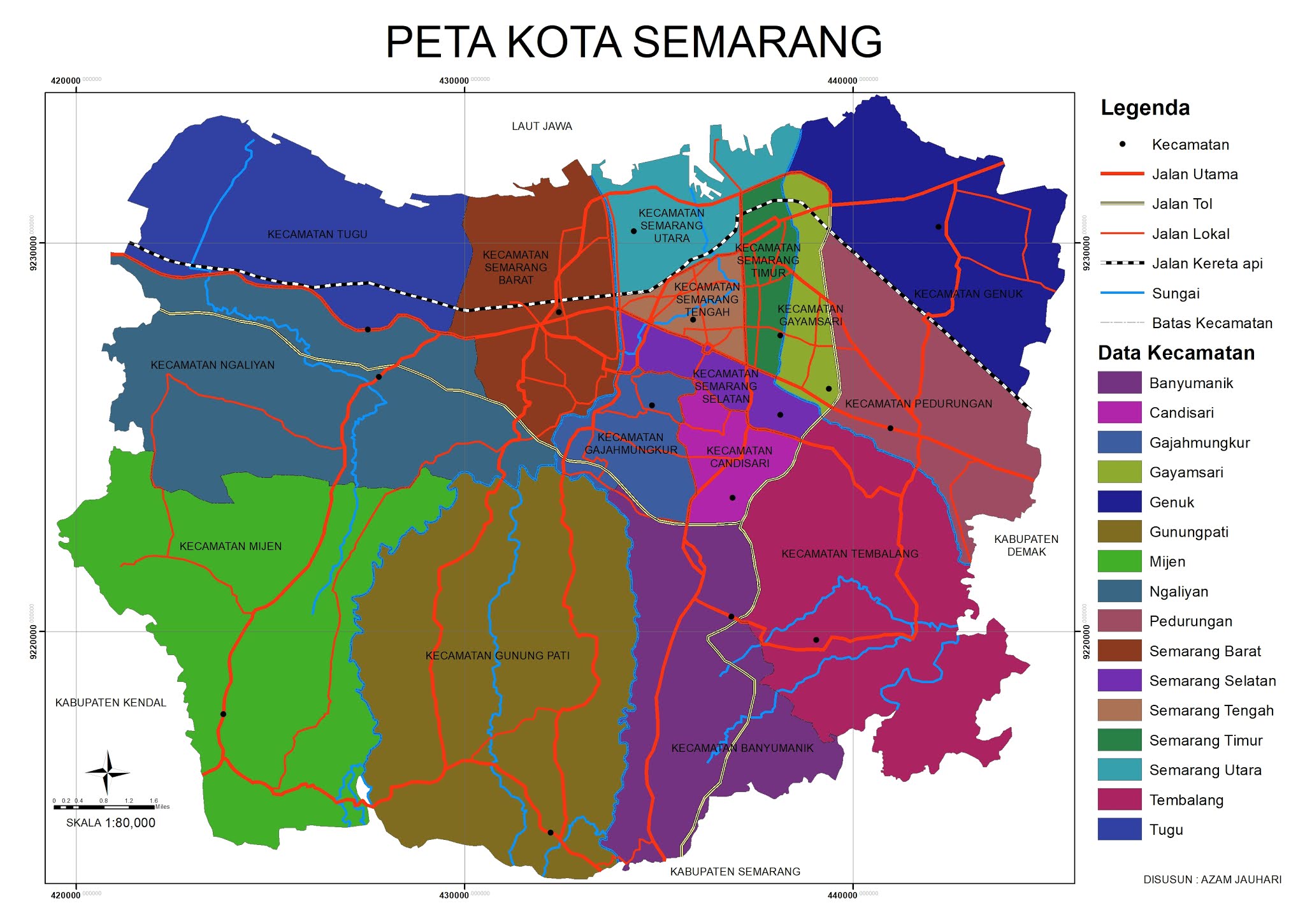 PETA KOTA SEMARANG
