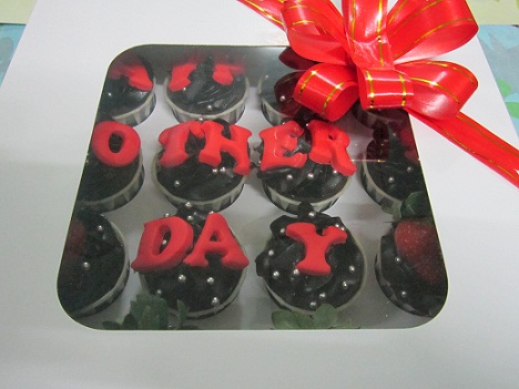 Comel homemade cupcake