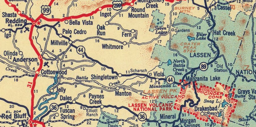 California State Route 44 and California State Route 440