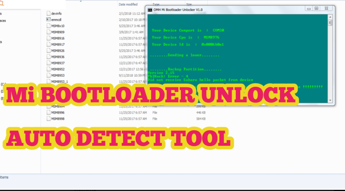 Omh Xiaomi Bootloader Unlock Tool V1.0 Firehose Machine Break Gratis ...