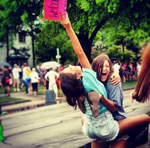 The Endless Diary Of A Sorority Girl Dear Diary Bid Day Came With The Cutest Hooties Youve