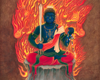 LA FRAGUA DE VULCANO: FUDO MYO-O : DEIDAD PROTECTORA DEL BUDISMO