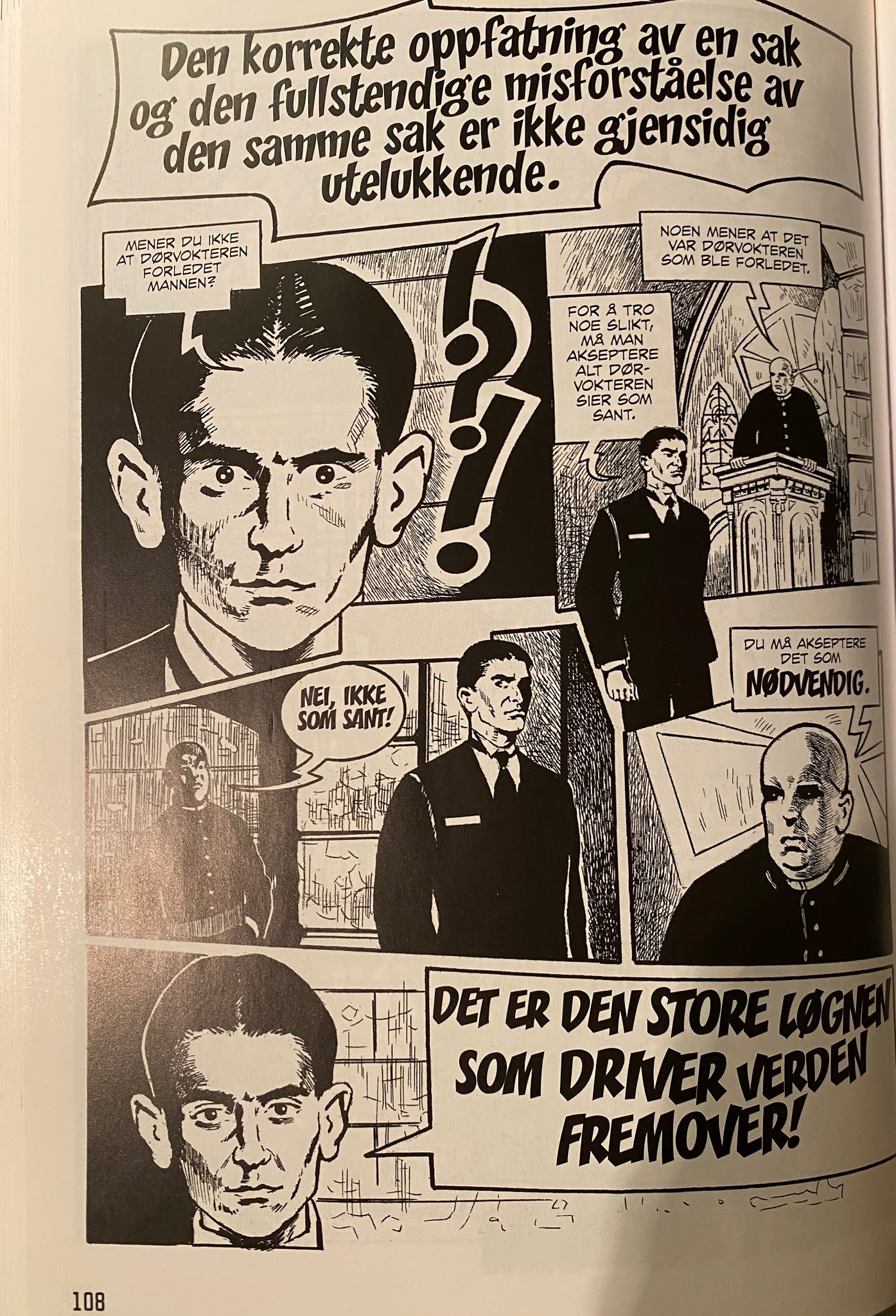 Artemisias Verden: Prosessen av Franz Kafka. Tegneserieroman illustrert ...