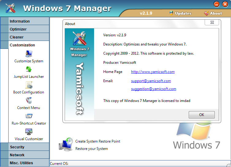 Yamicsoft windows 7 manager v2 0 7 cracked zsmr : distlowe