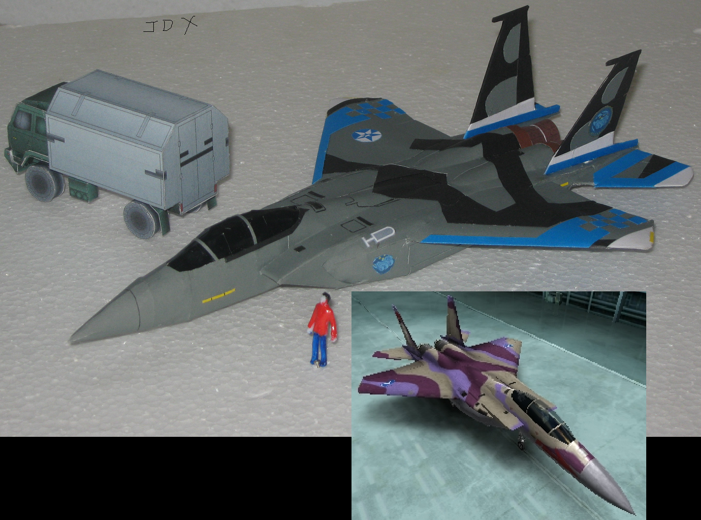 Ace Combat Model - Drawings: F-15SE Silent Eagle
