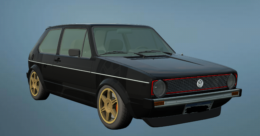 Live for Speed Mods: GOLF MK1